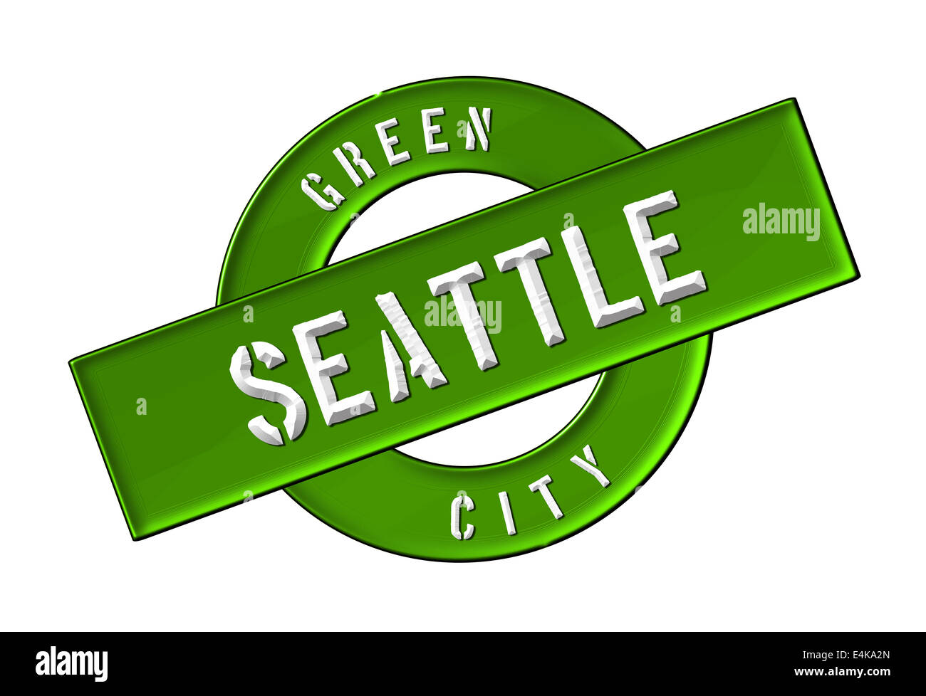 GREEN CITY SEATTLE Stock Photo - Alamy