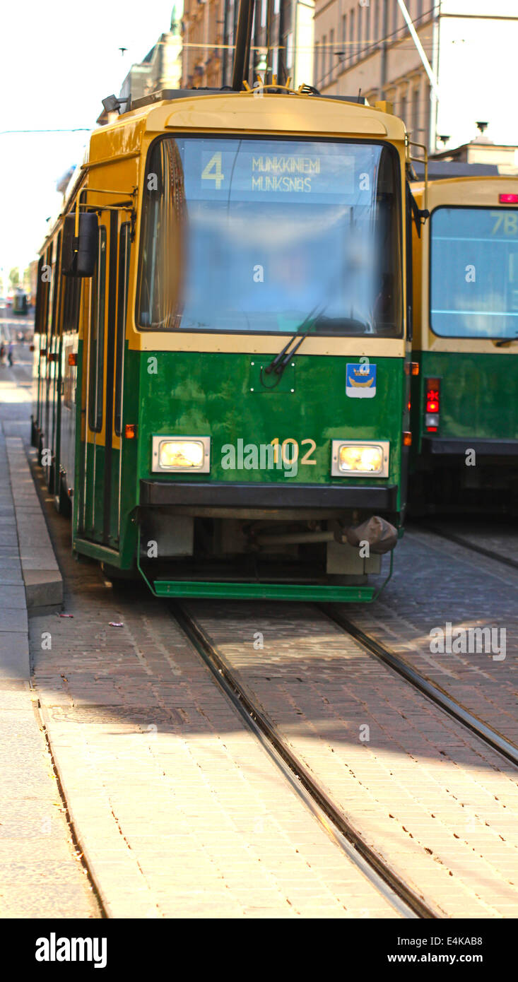 Green tram hi-res stock photography and images - Alamy