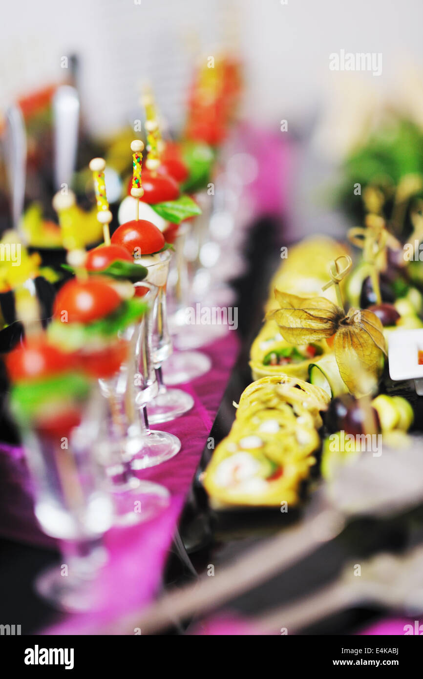 buffet food closeup Stock Photo - Alamy