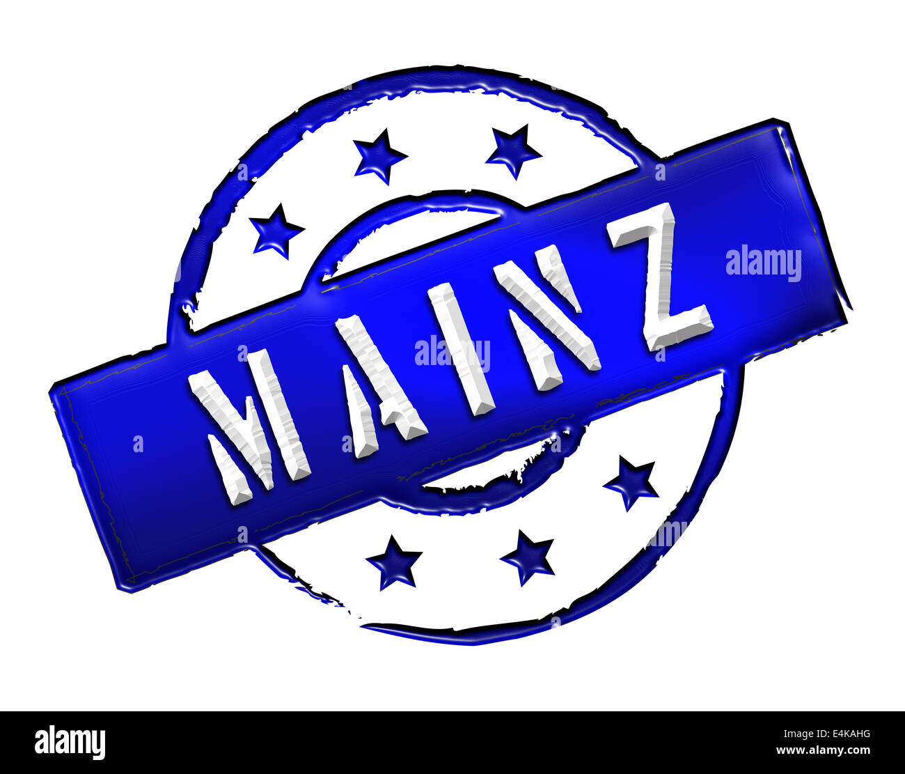 Stamp - MAINZ Stock Photo - Alamy