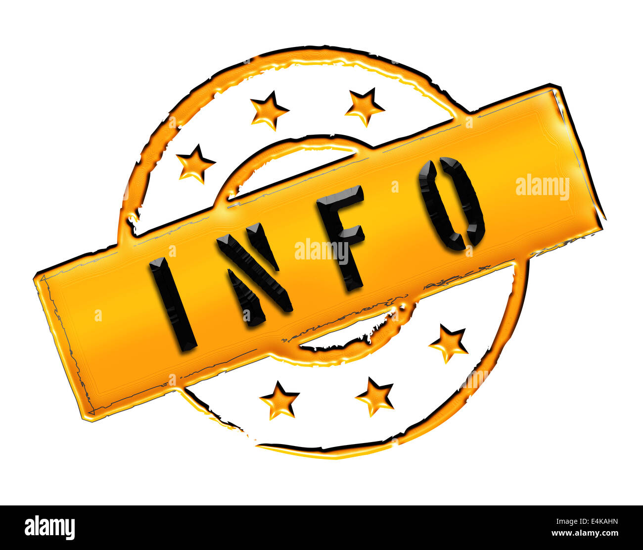 Stamp - INFO Stock Photo - Alamy