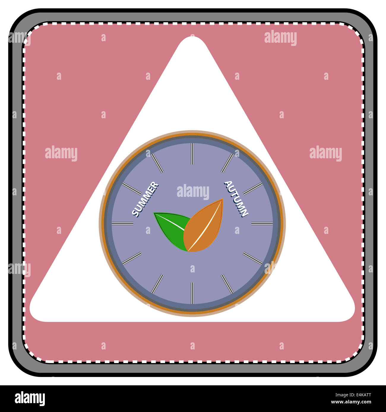 Two seasons icon Stock Photo - Alamy