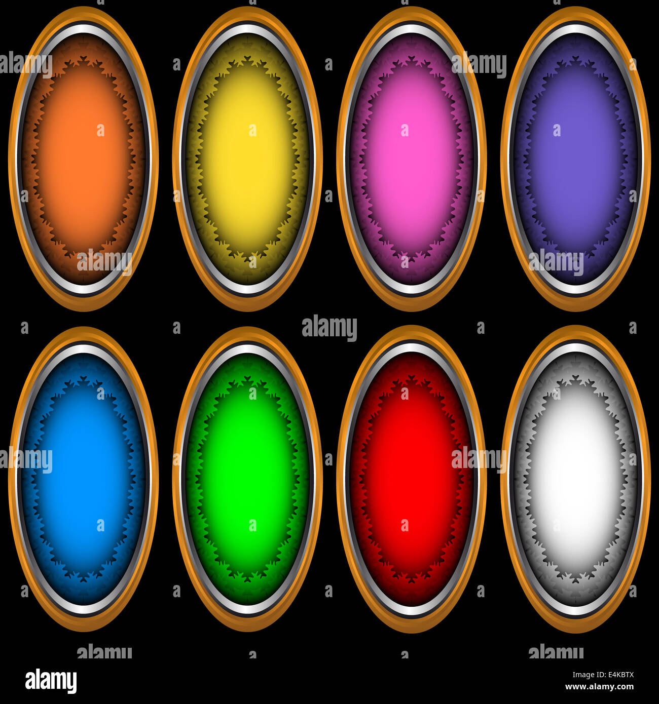 Eight vector elements hi-res stock photography and images - Alamy