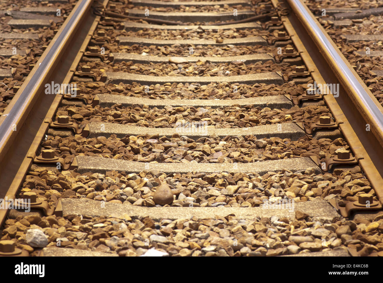 The iron rusty train railway Stock Photo - Alamy