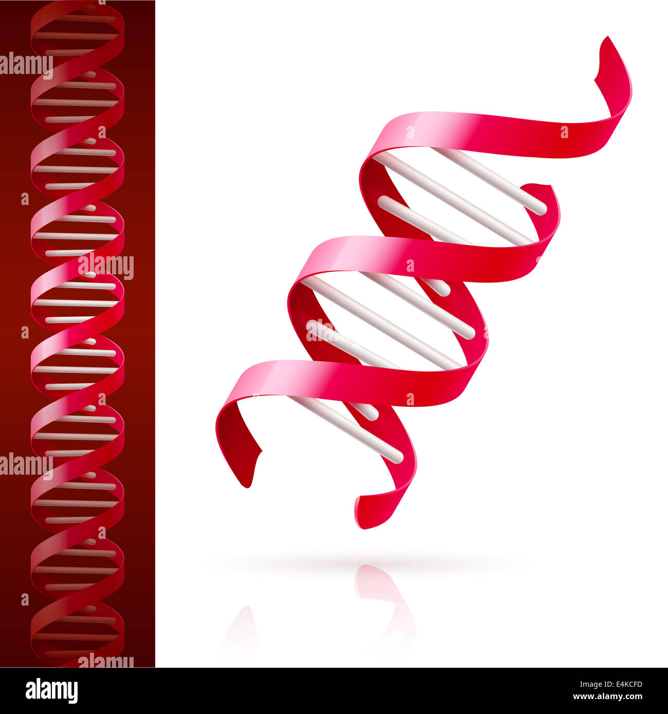 Red DNA background. Science or medicine concept Stock Photo - Alamy