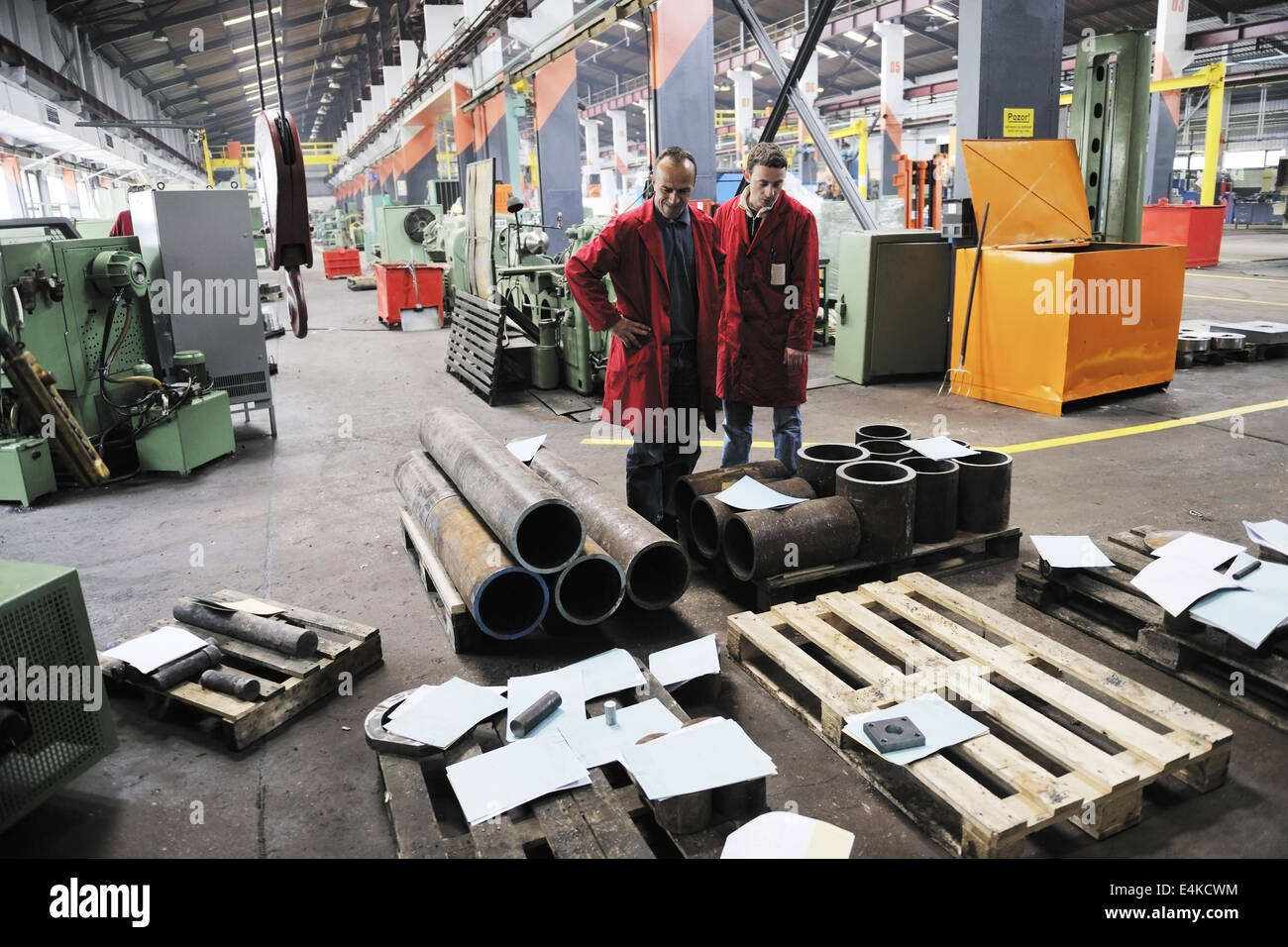 workers people in factory Stock Photo - Alamy