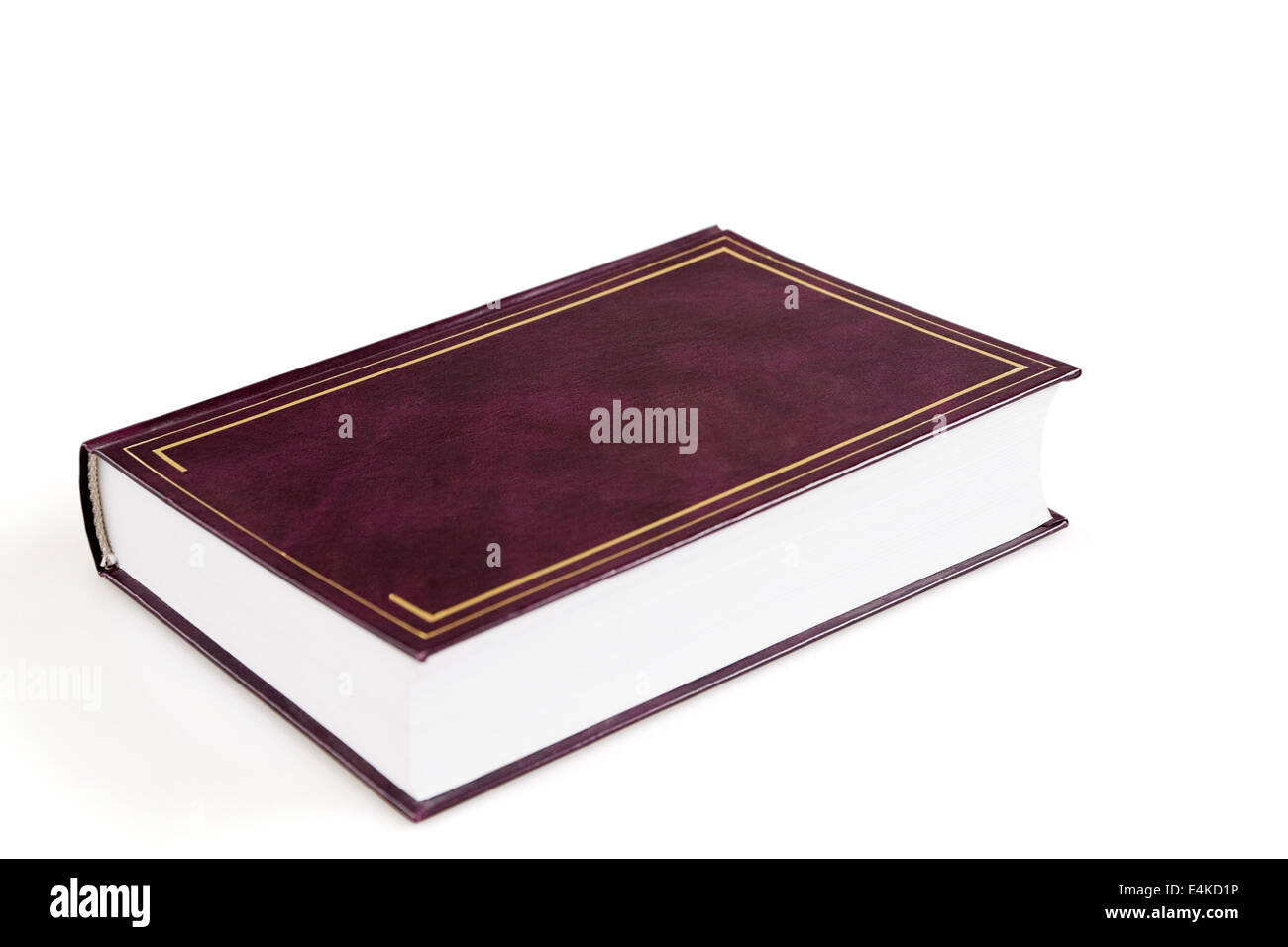 Horizontal blank book cover Cut Out Stock Images & Pictures - Alamy