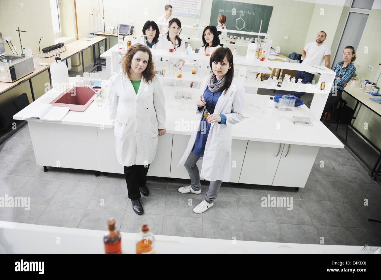 people group in lab Stock Photo - Alamy