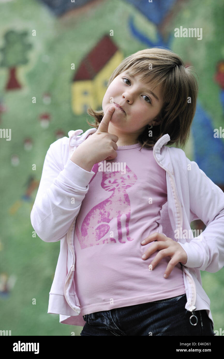 happy girl outdoor Stock Photo - Alamy