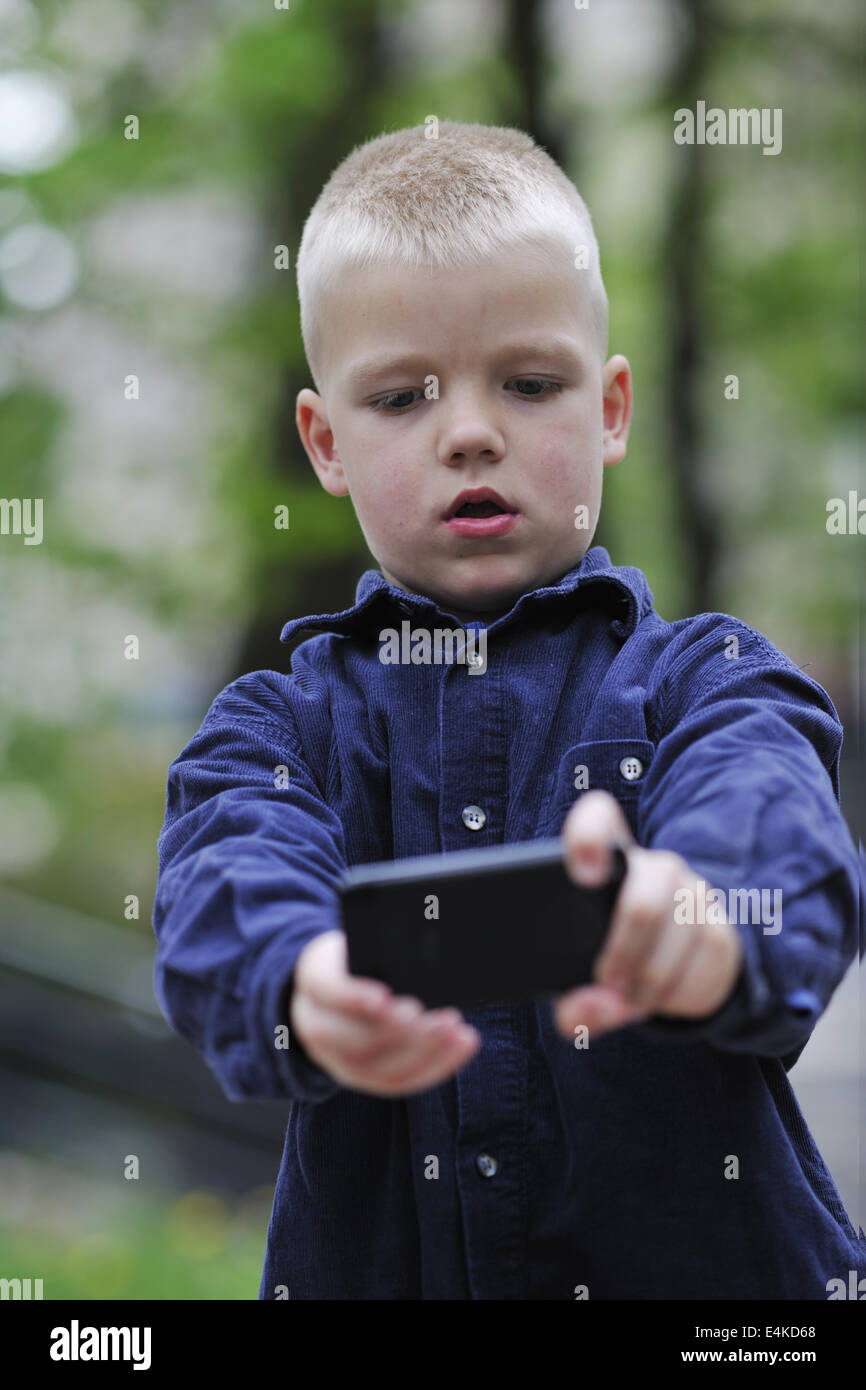 playing video games outdoor Stock Photo - Alamy