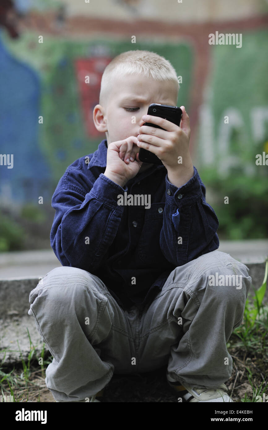 playing video games outdoor Stock Photo - Alamy