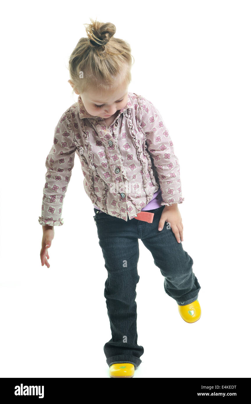 little girl isolated Stock Photo - Alamy