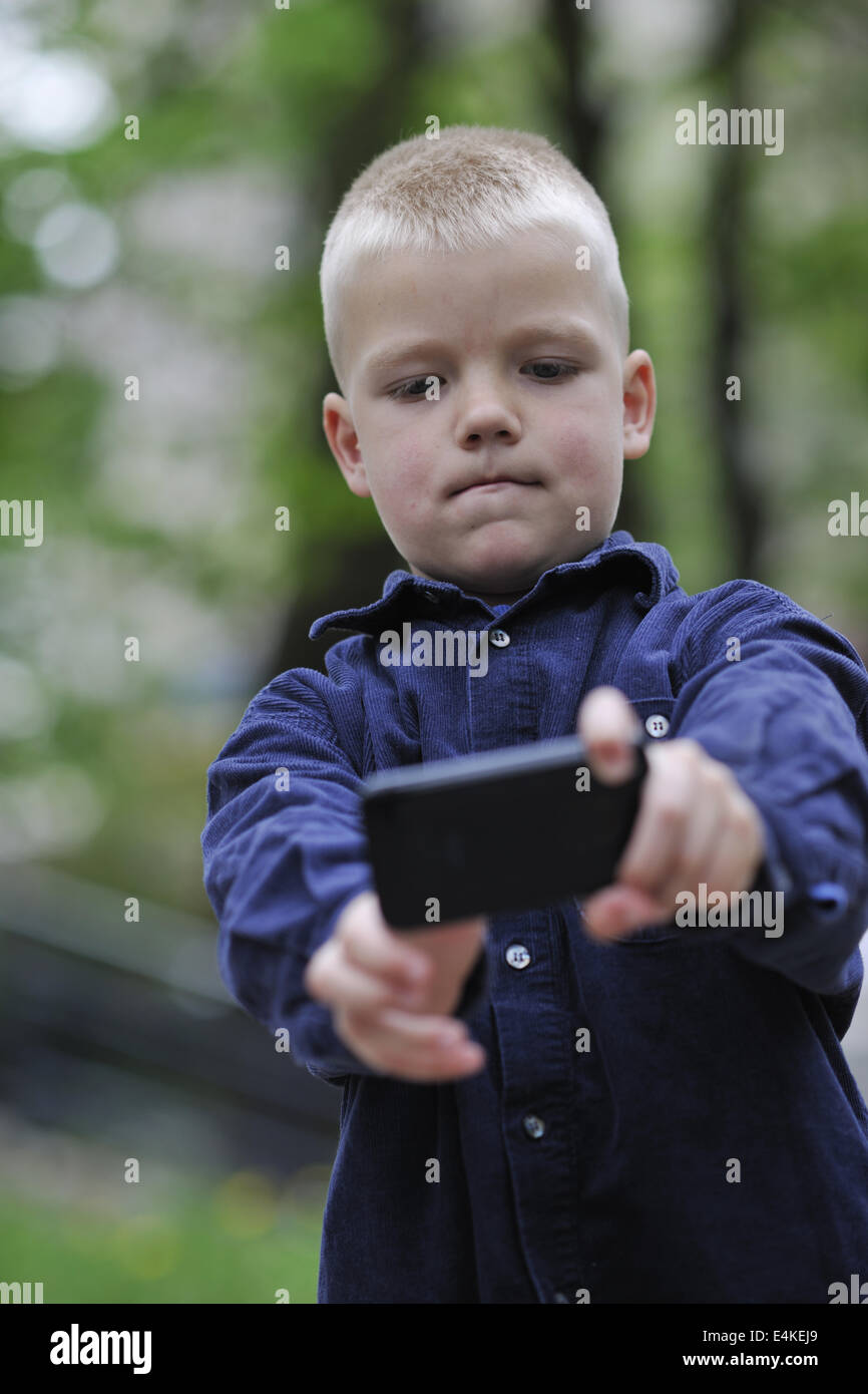 playing video games outdoor Stock Photo - Alamy