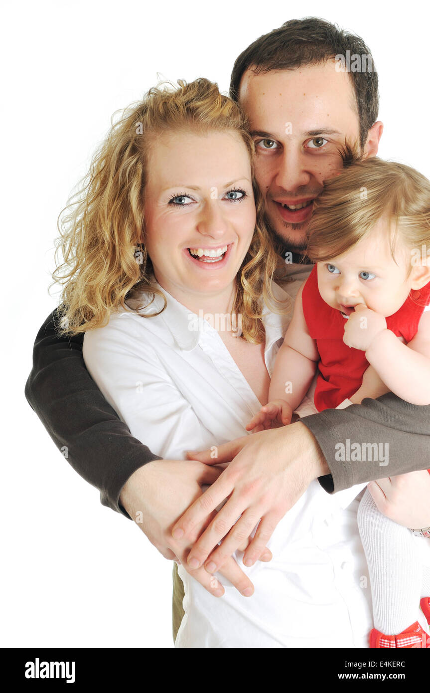 happy young family Stock Photo - Alamy