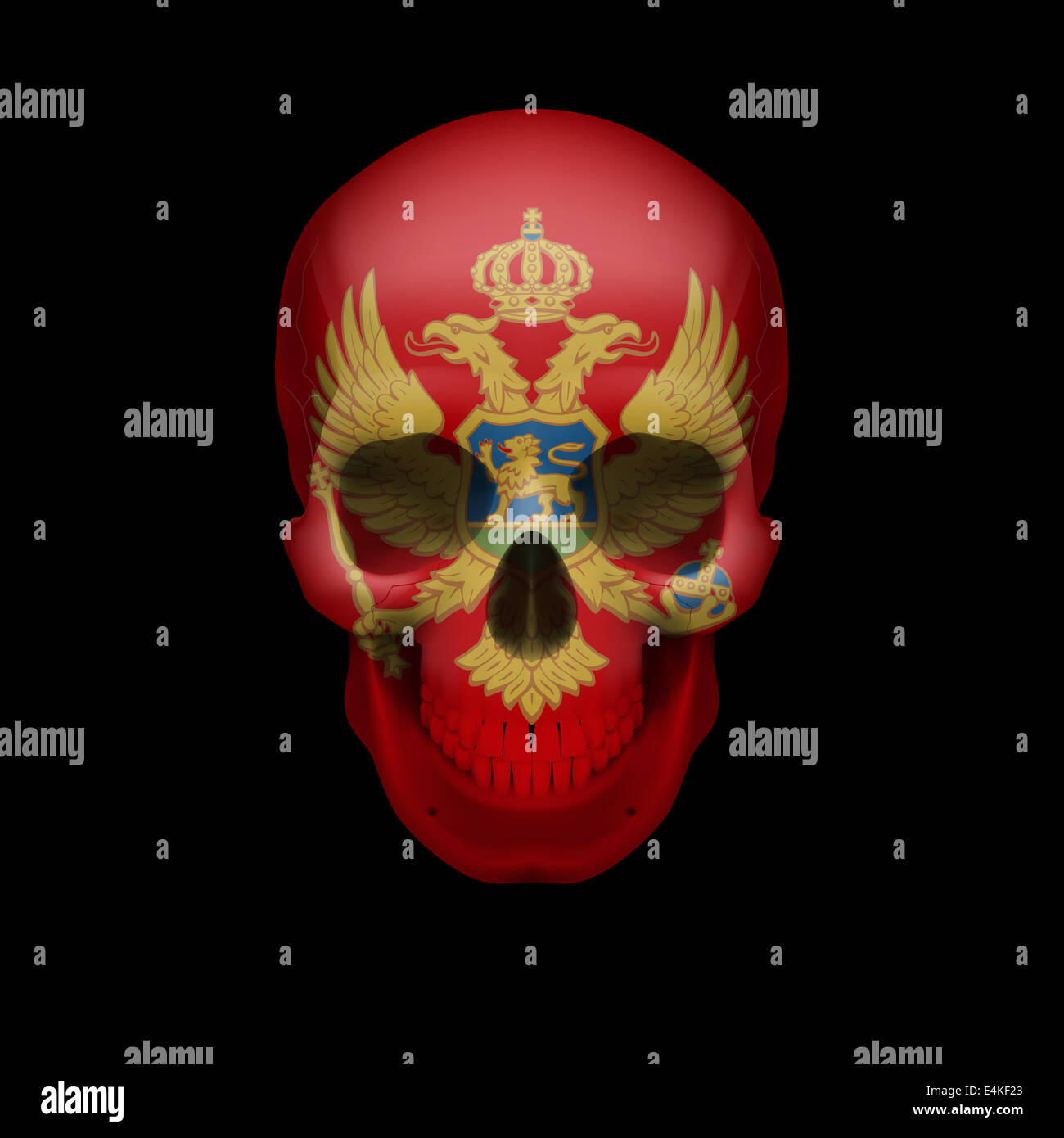 Montenegro traditional flag hi-res stock photography and images - Alamy