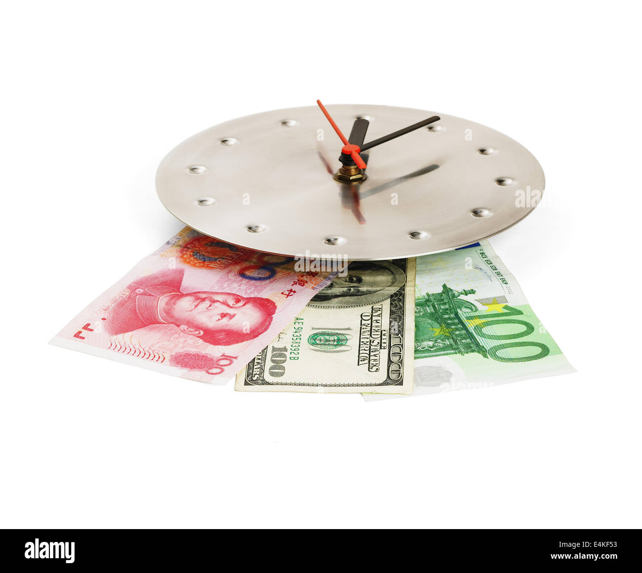 Wealth clock Cut Out Stock Images & Pictures - Alamy