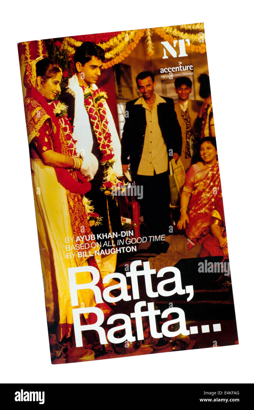 Programme for the 2007 production of Rafta, Rafta ... by Ayub Khan-Din ...