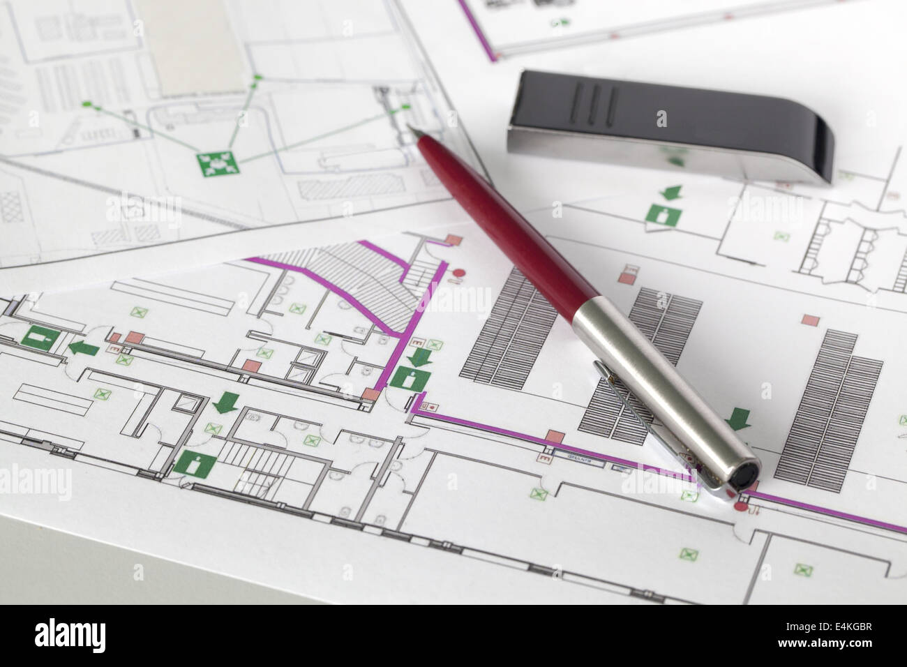 Architectural plan hi-res stock photography and images - Alamy