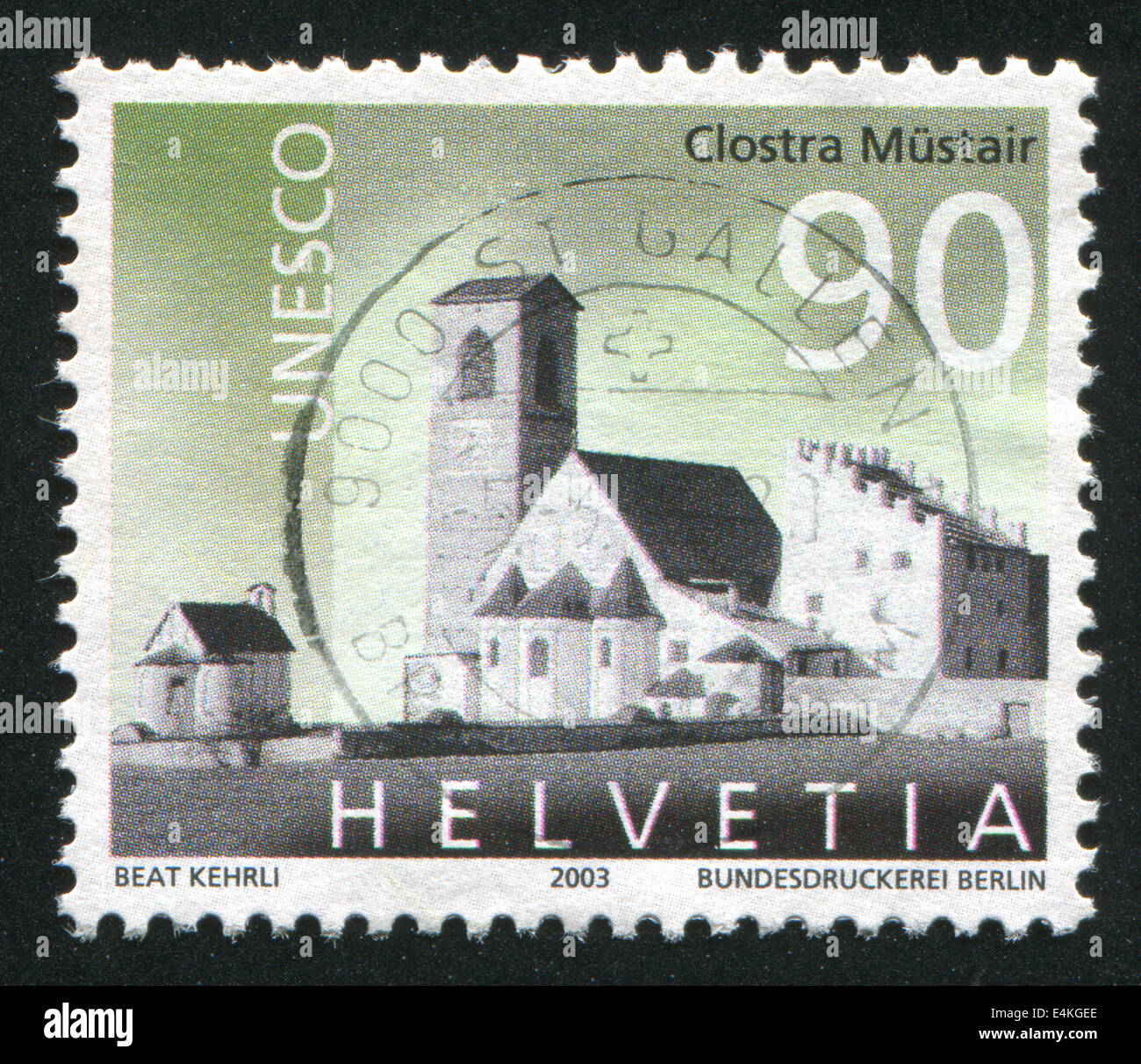 Vintage switzerland stamp retro hi-res stock photography and images - Alamy