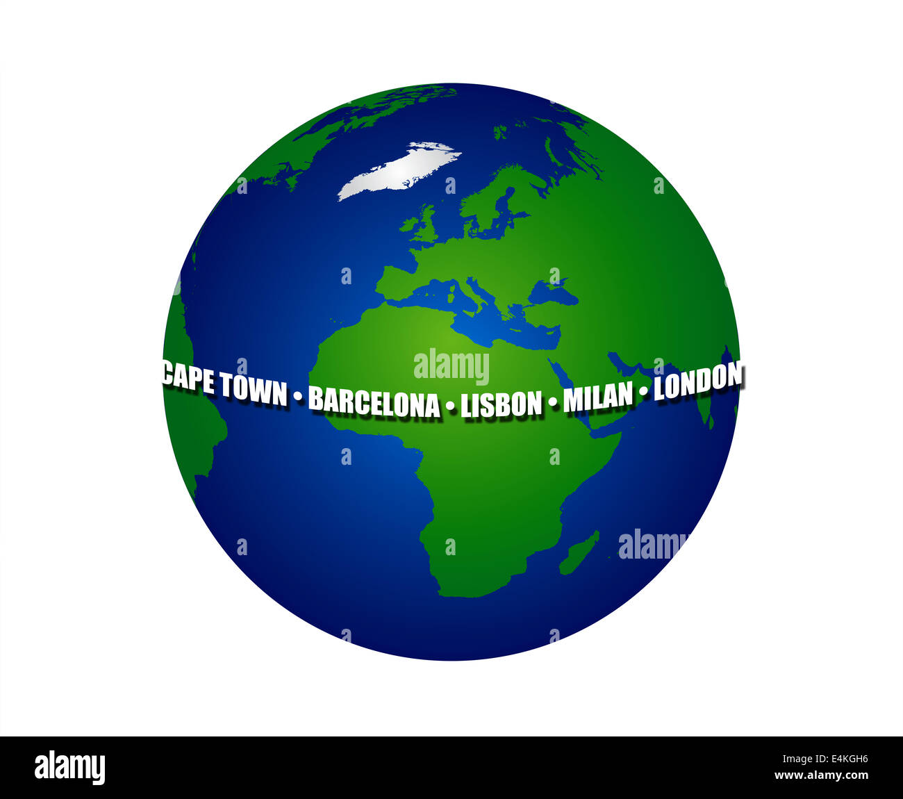 Planet Earth - cities Stock Photo - Alamy