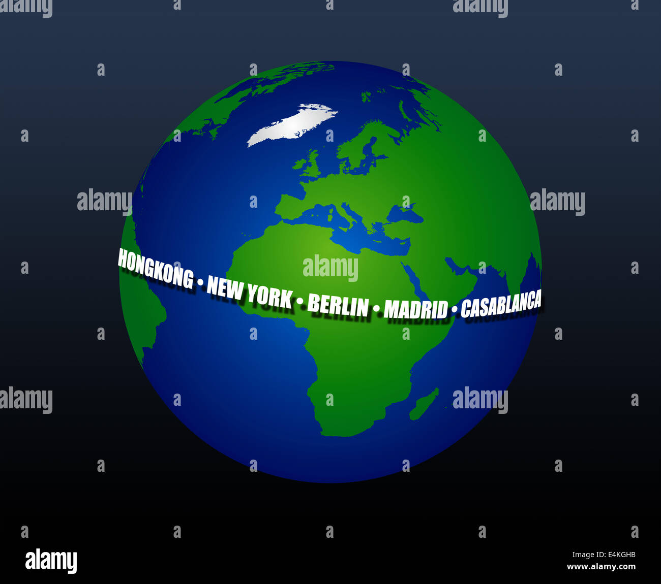 Planet Earth - cities Stock Photo - Alamy