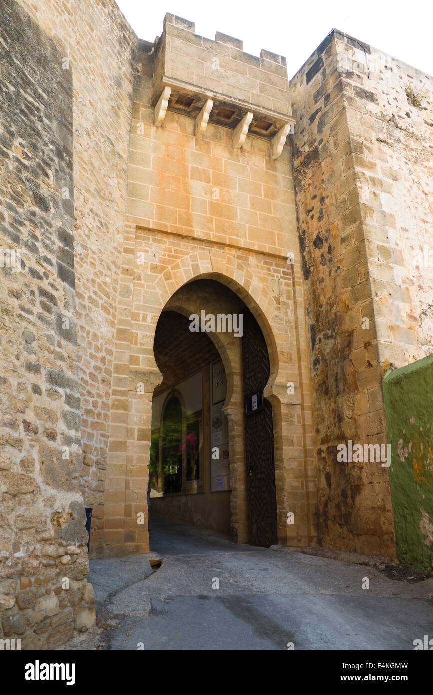 Arabic castle in Denia Spain Stock Photo - Alamy