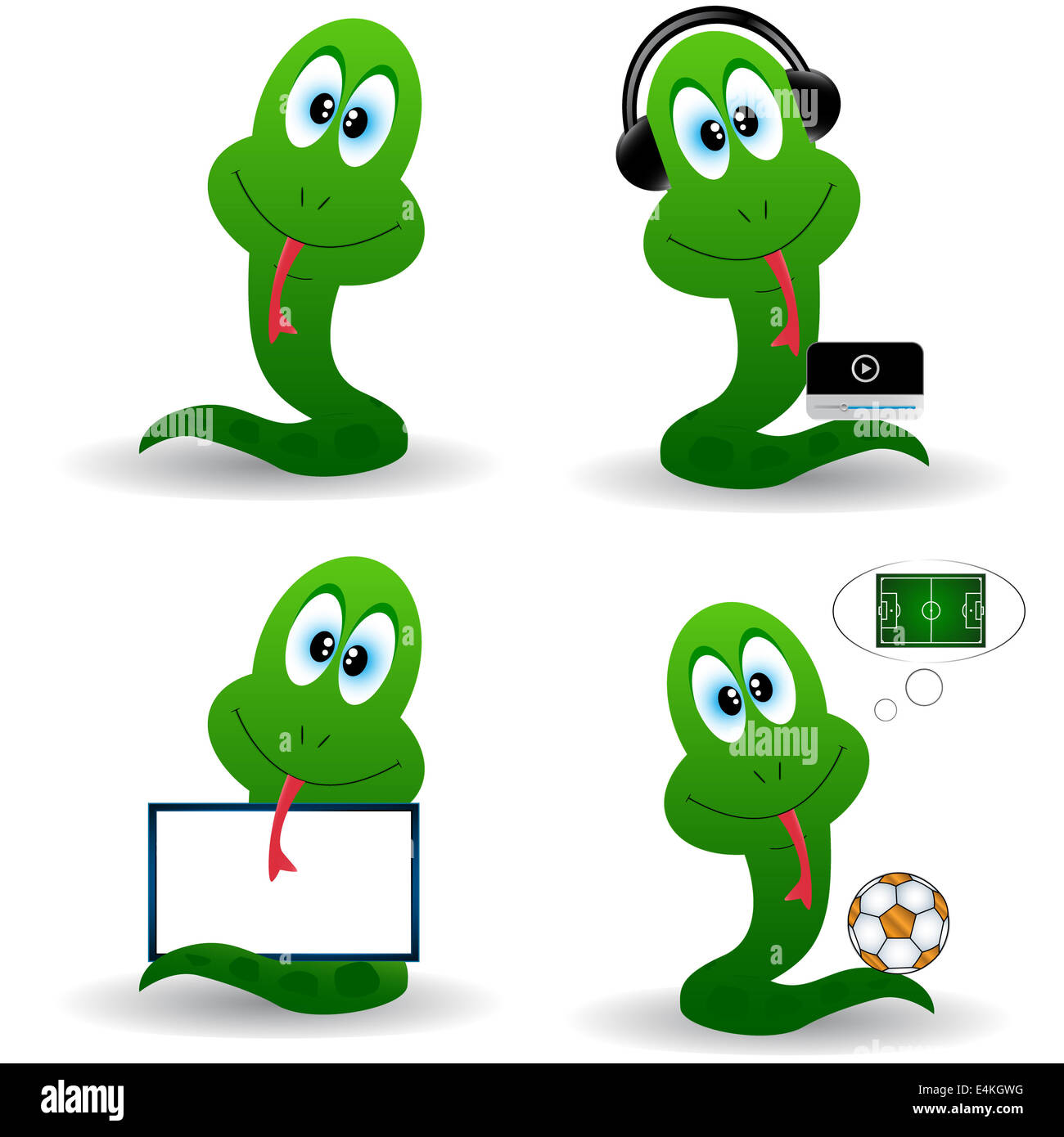 A set of snakes Stock Photo - Alamy