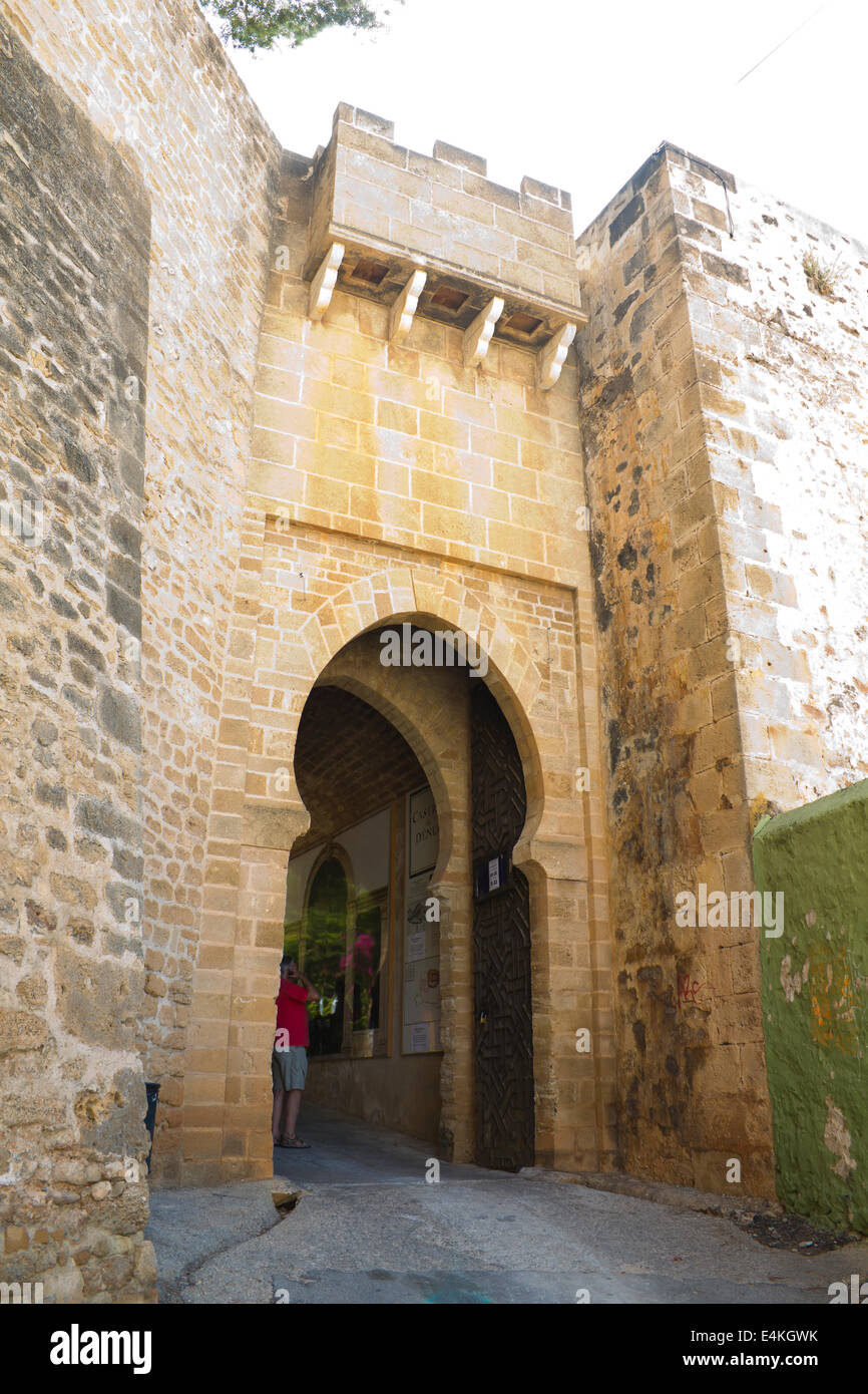 Arabic castle in Denia Spain Stock Photo - Alamy