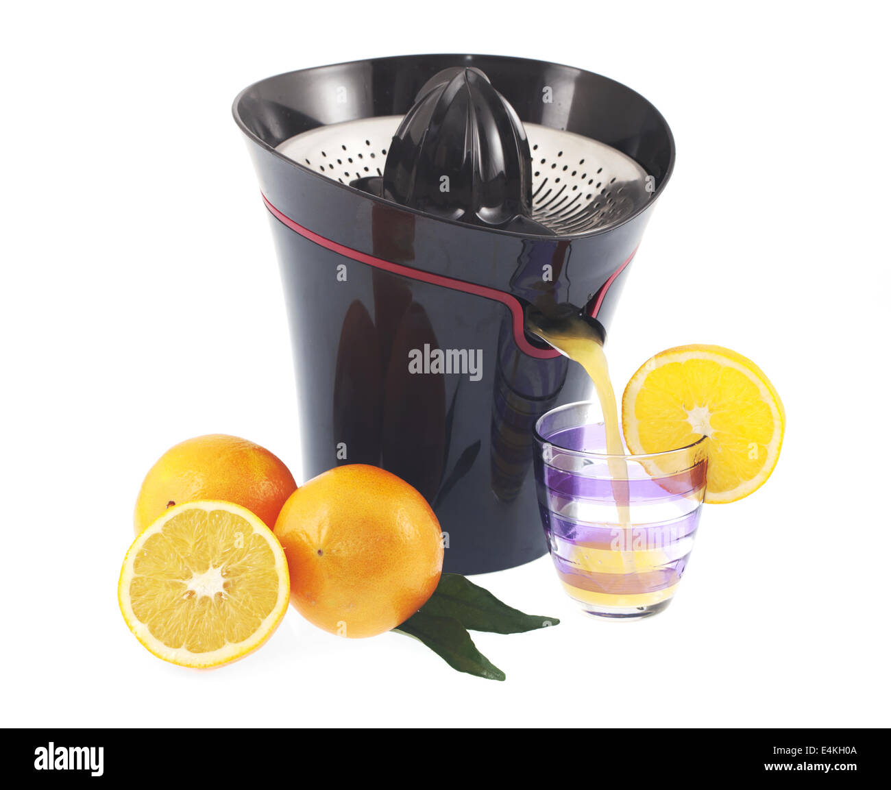 Orange squeeze glass Cut Out Stock Images & Pictures - Alamy