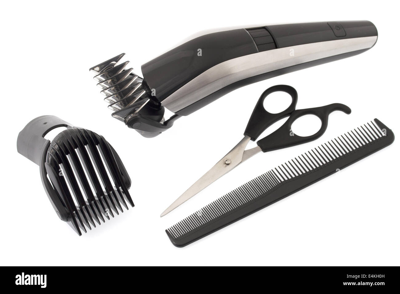 Barber work tools Stock Photo - Alamy