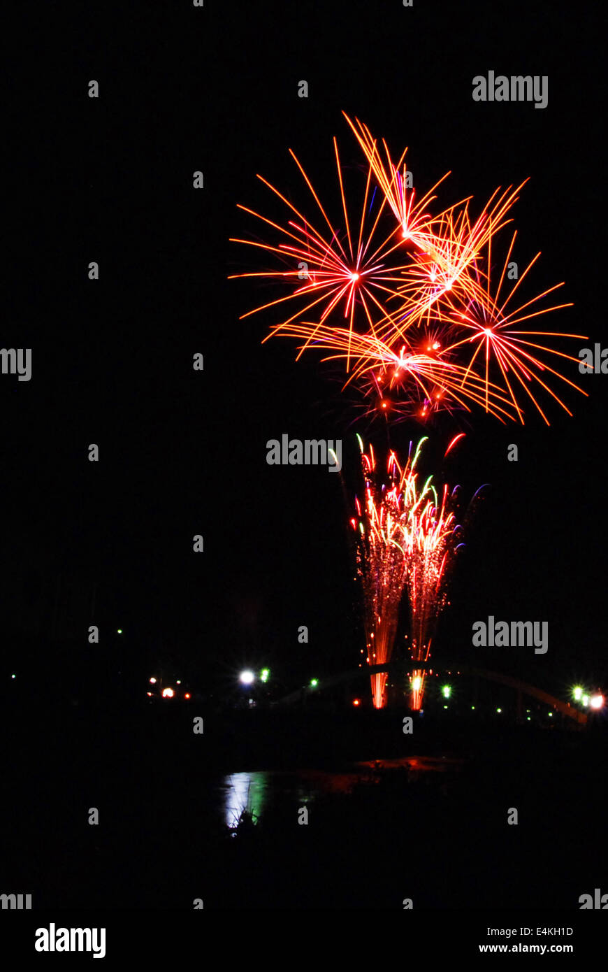 The color firework Stock Photo - Alamy