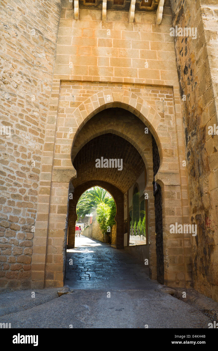 Arabic castle in Denia Spain Stock Photo - Alamy