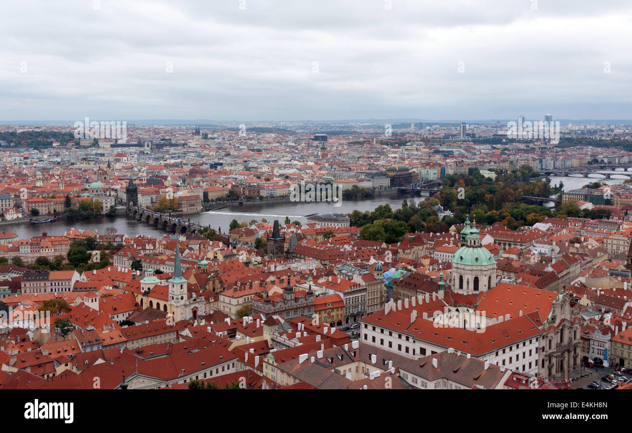 View of Prague from the top Stock Photo - Alamy