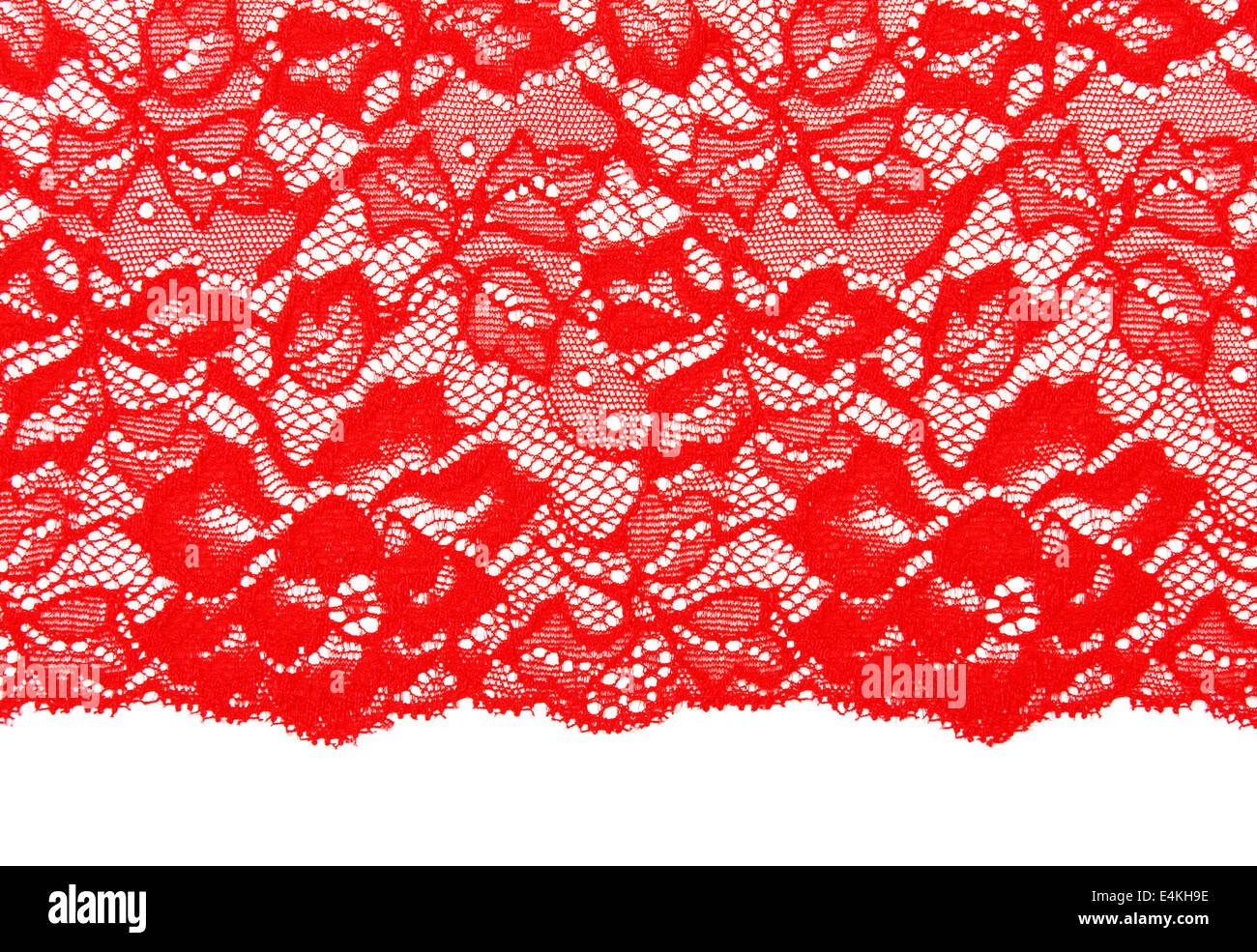 Decorative red lace Stock Photo - Alamy