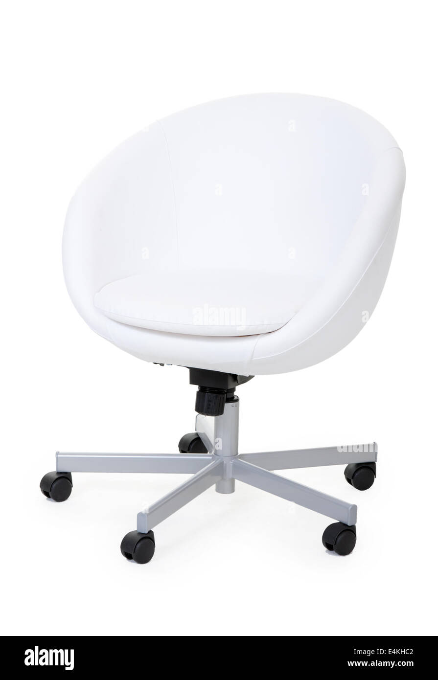 Light leather chair Stock Photo - Alamy