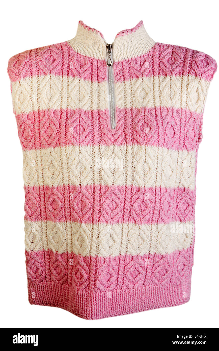 striped pattern knitted sweater Stock Photo - Alamy