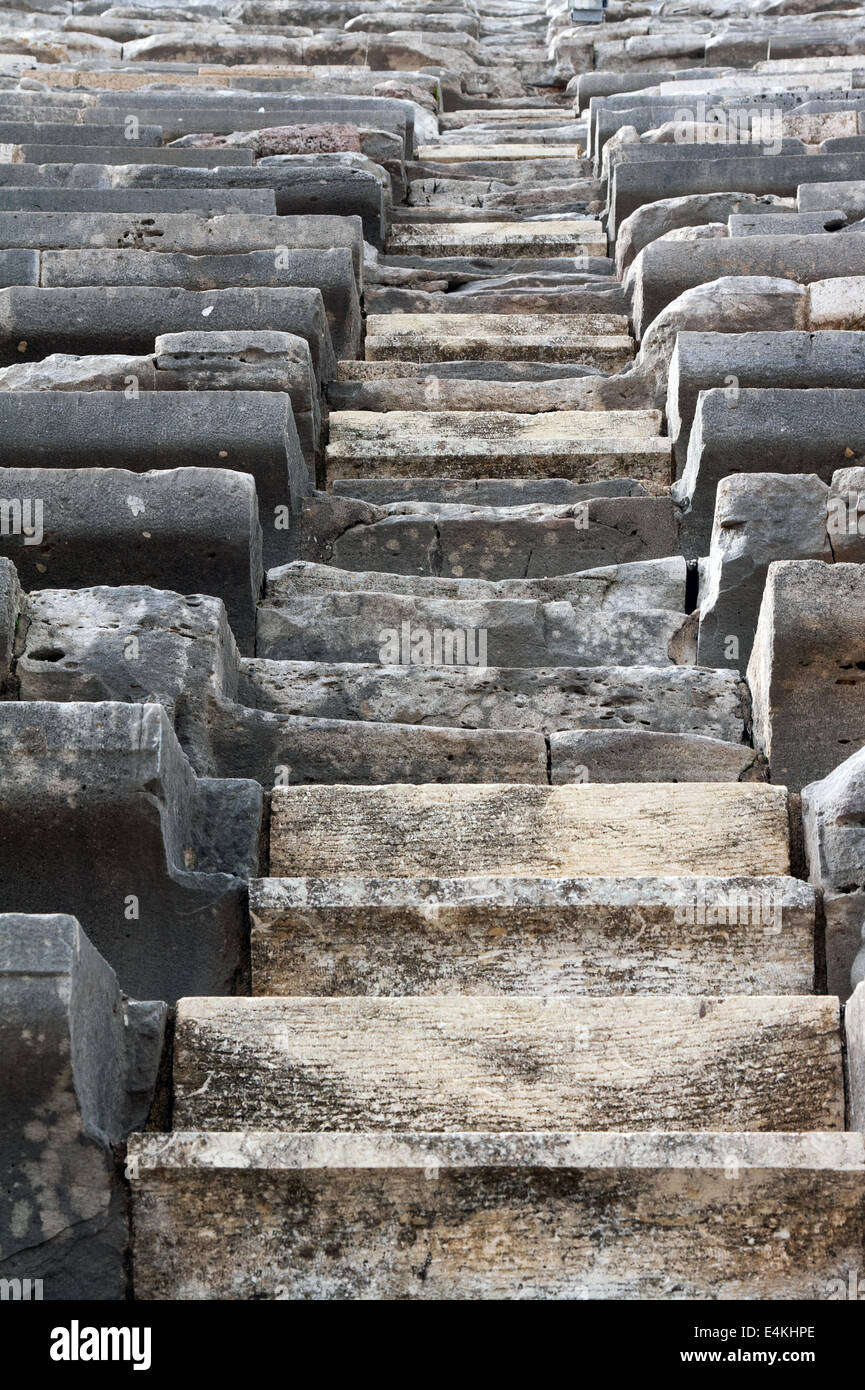 Staircase in an amphitheater Stock Photo - Alamy