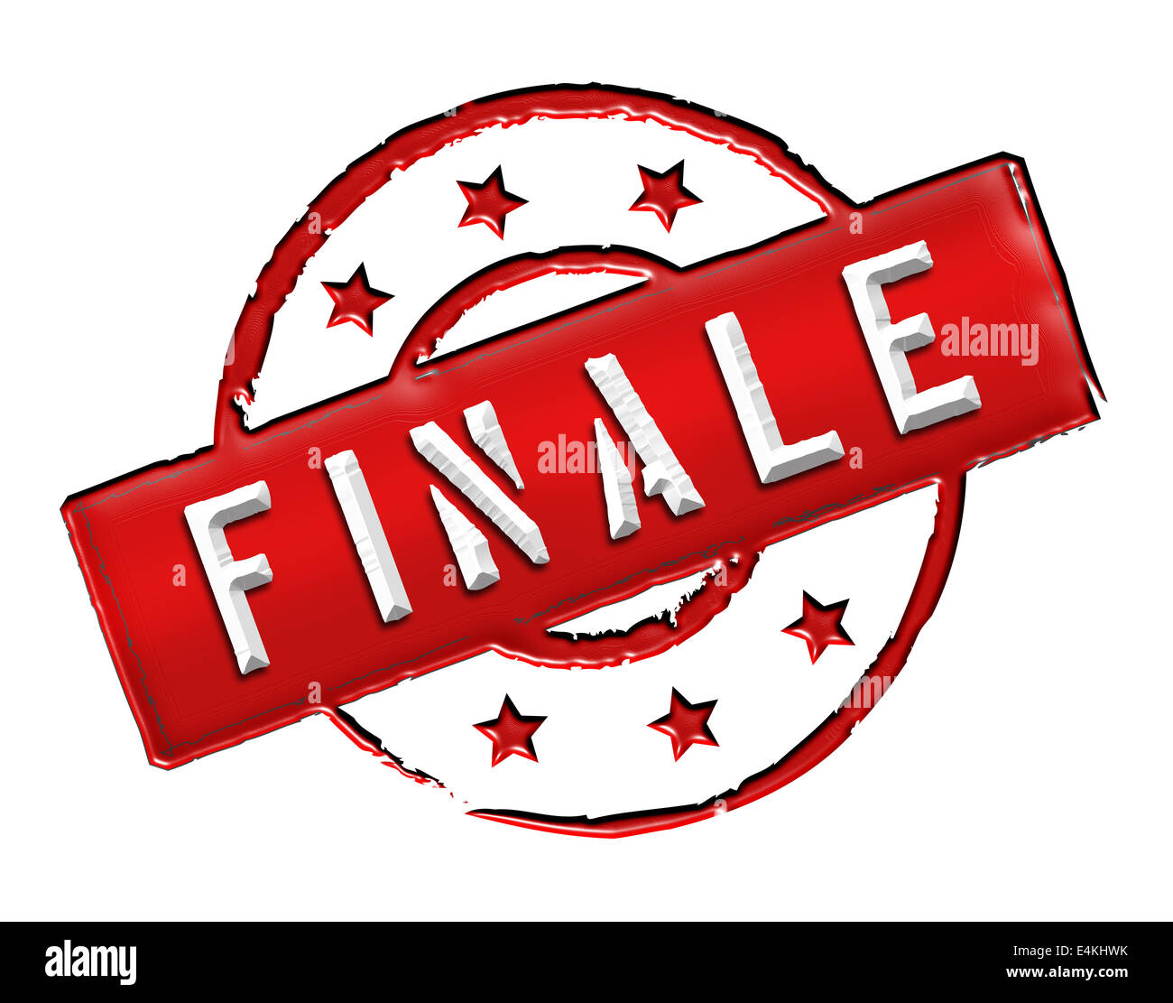 Stamp - FINALE Stock Photo - Alamy