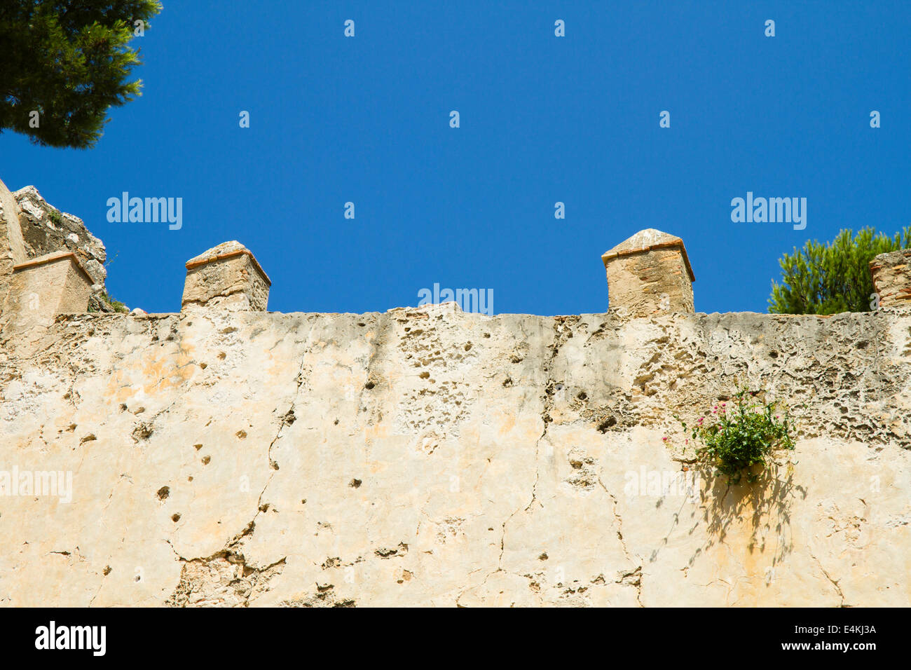Arabic castle in Denia Spain Stock Photo - Alamy