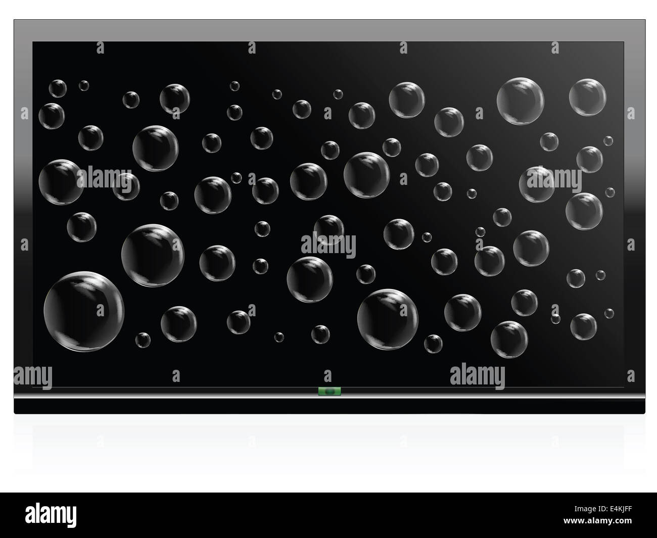 Plasma HD TV Wide Screen Black Stock Photo - Alamy