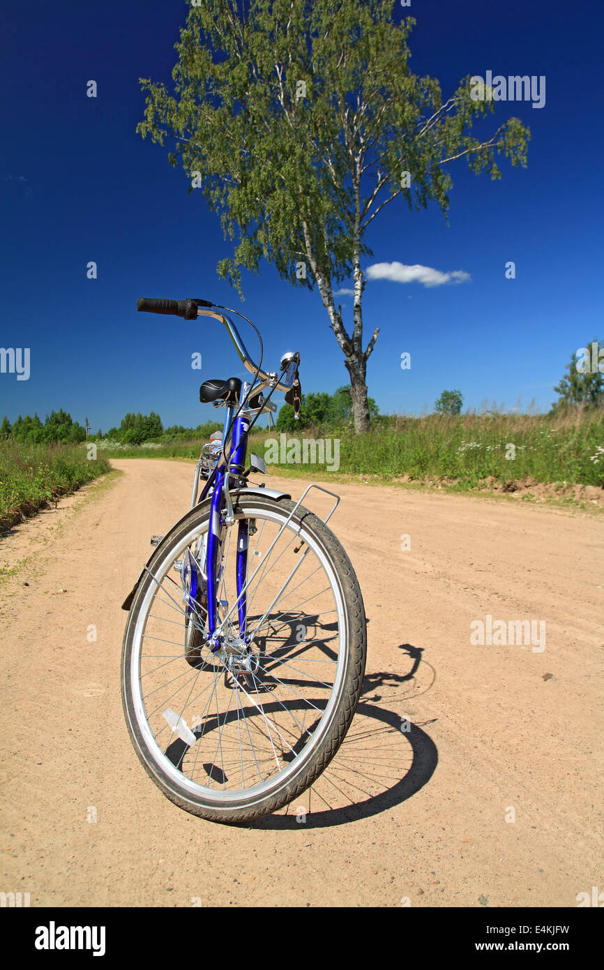 Rural tranquil bicycle hi-res stock photography and images - Alamy