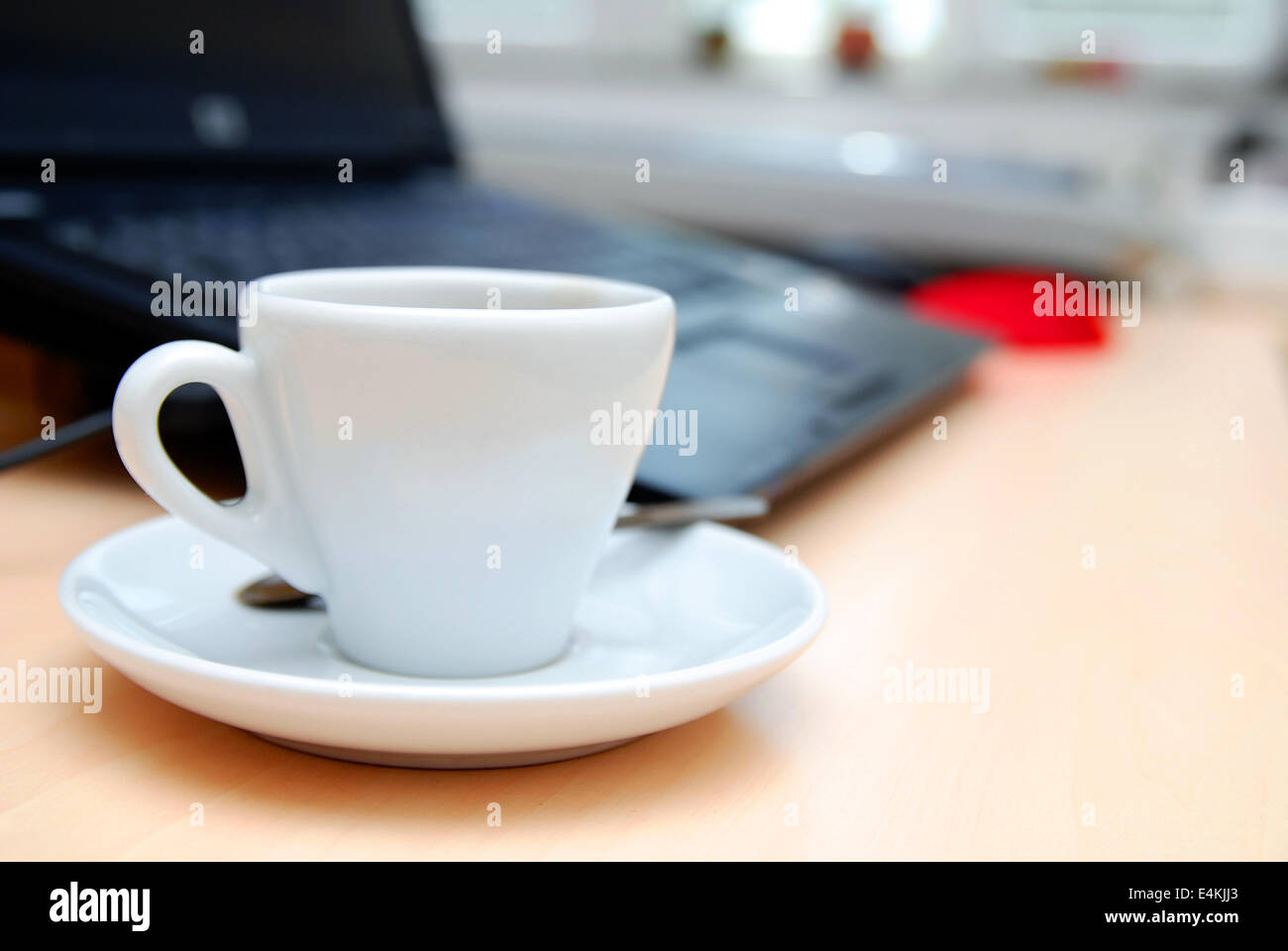 Morning coffee at the office Stock Photo - Alamy