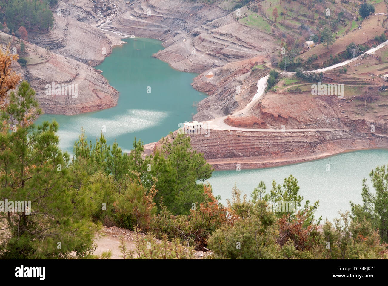Views of the azure lake Stock Photo - Alamy