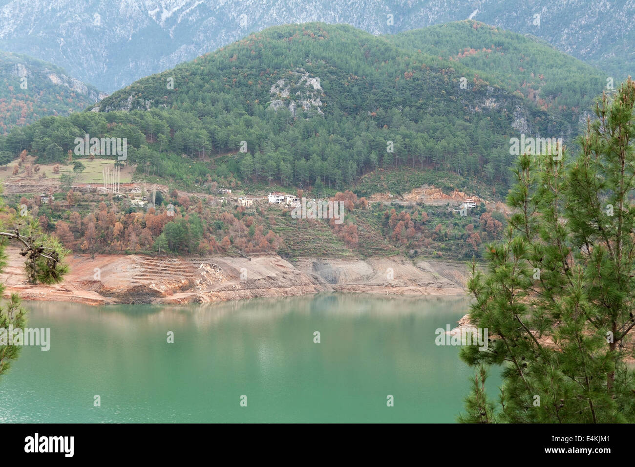 Views azure mountain lake hi-res stock photography and images - Alamy