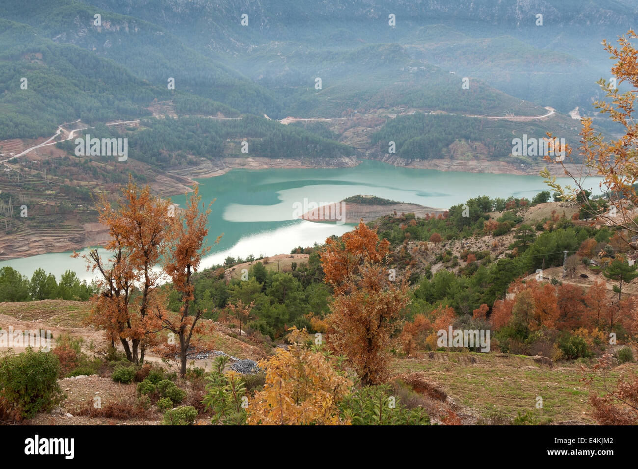 Views of the azure lake Stock Photo - Alamy