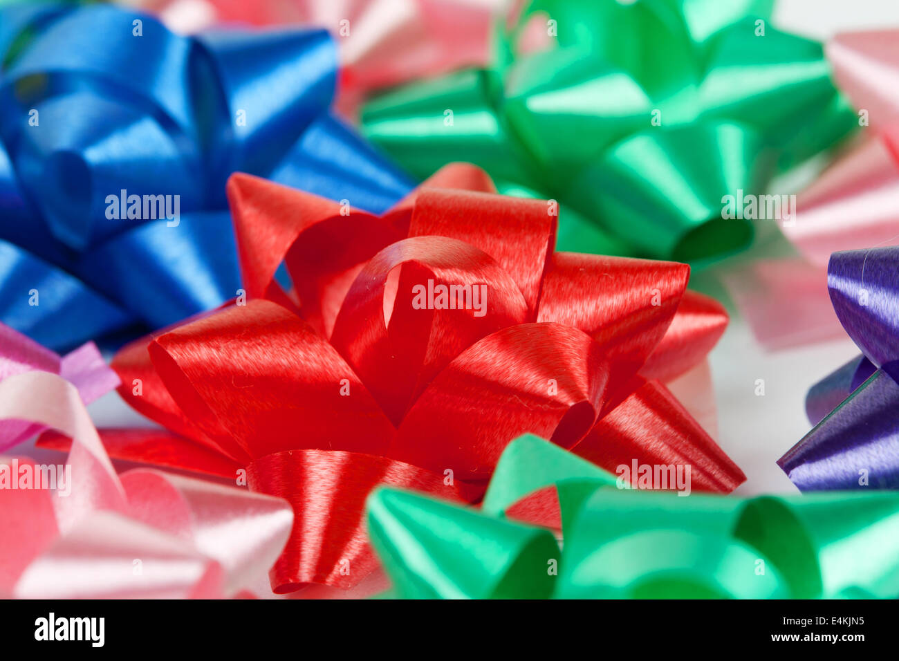 color of gift ribbons Stock Photo - Alamy