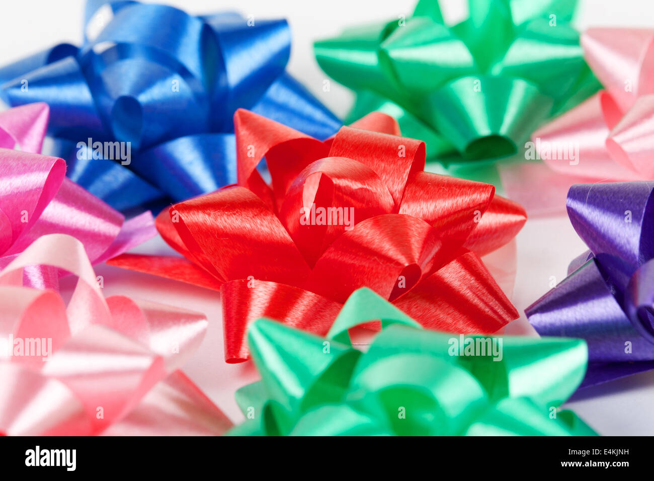 color of gift ribbons Stock Photo - Alamy