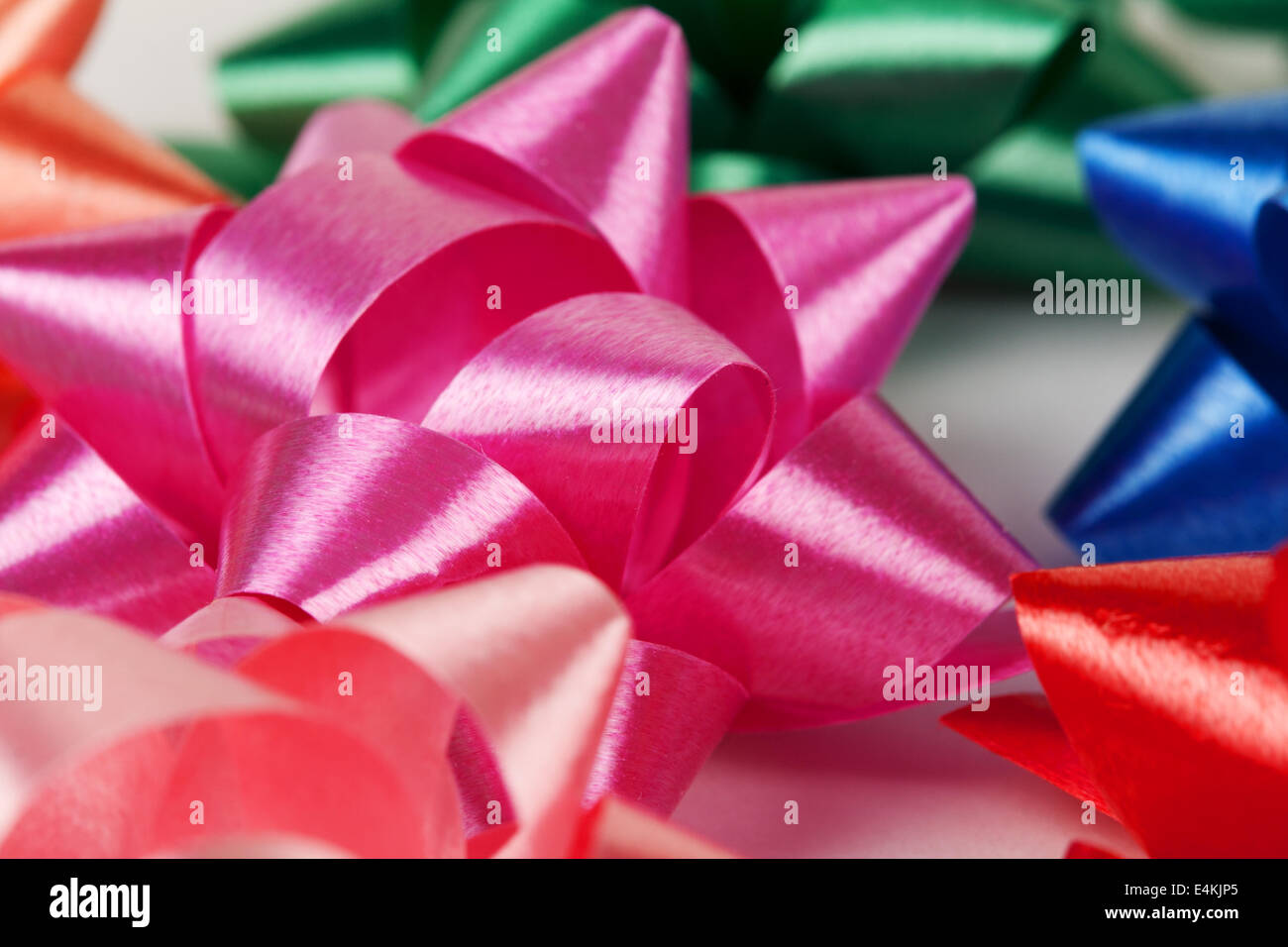 color of gift ribbons Stock Photo - Alamy