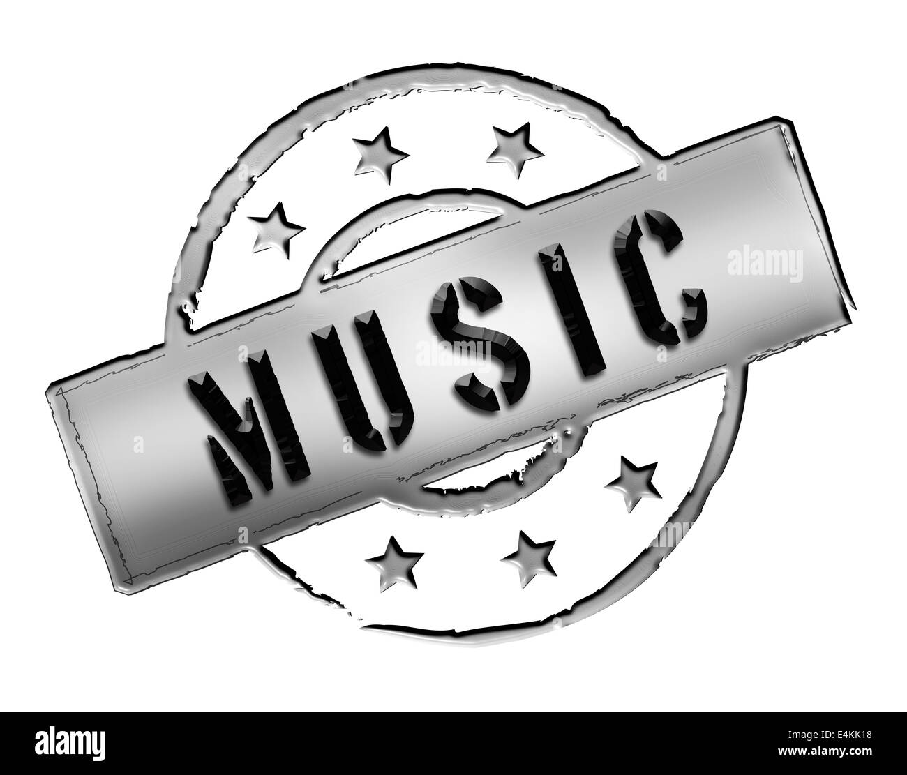Stamp - MUSIC Stock Photo - Alamy