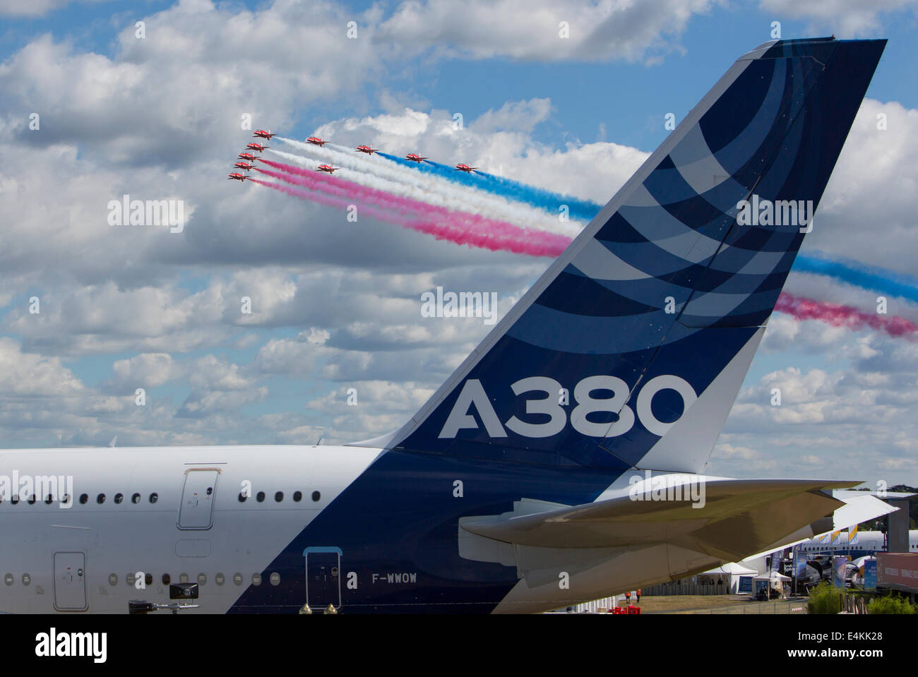 Red arrows with a380 hi-res stock photography and images - Alamy